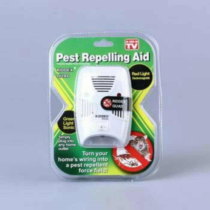 Jual Riddex QUAD Pest Repelling Aid green pengusir tikus kecoak ...