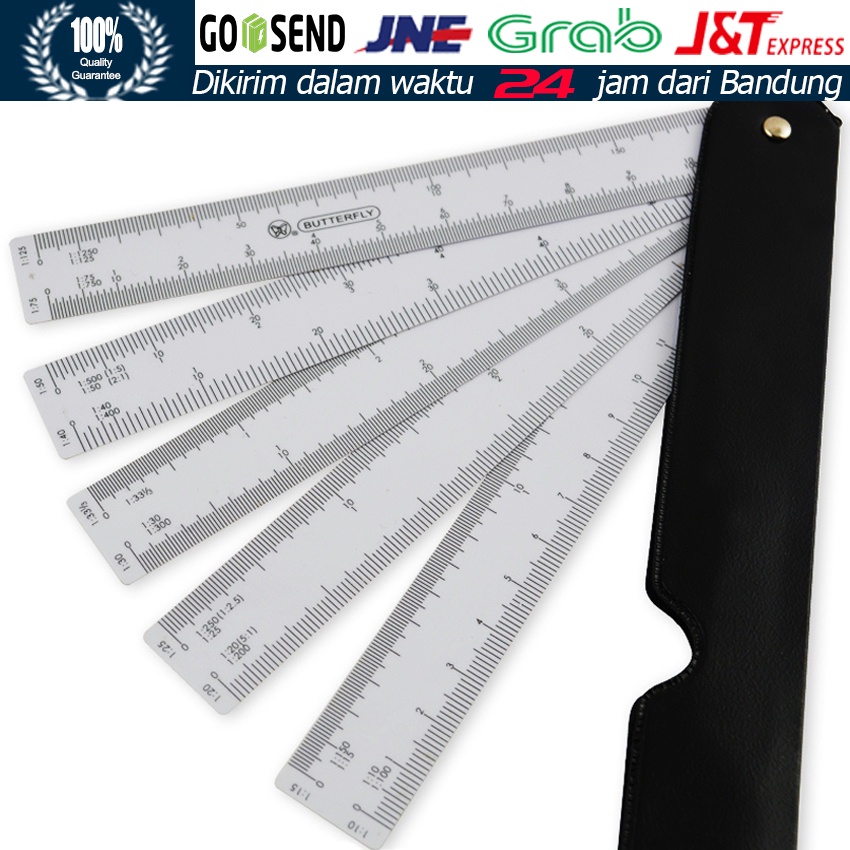 Jual Alat Penggaris Skala Arsitektur / Penggaris Skala Grafis ...