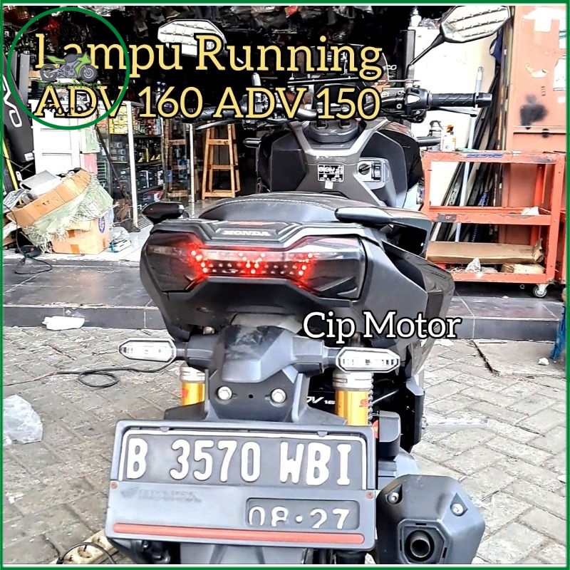 Jual Lampu Stop Running ADV 150 ADV 160 8 mode Mika smoke ADV | Shopee ...
