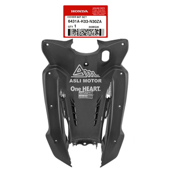 Jual 6431A-K03-N30ZA Cover Tebeng Tengah Kontak Honda Revo Fi | Shopee ...