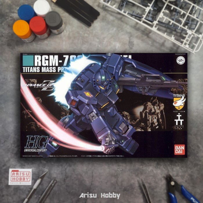 Jual HG HGUC RGM-79Q GM Quel Gundam 1/144 Bandai Model Kit NJ27 | Shopee Indonesia