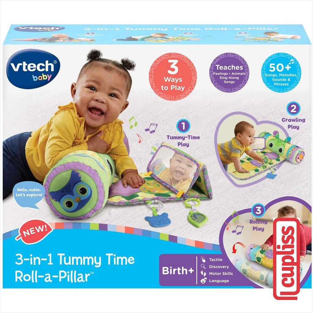 Jual BAD BOX Vtech Baby 537000 3in1 Tummy Time Roll a Pillar | Shopee ...