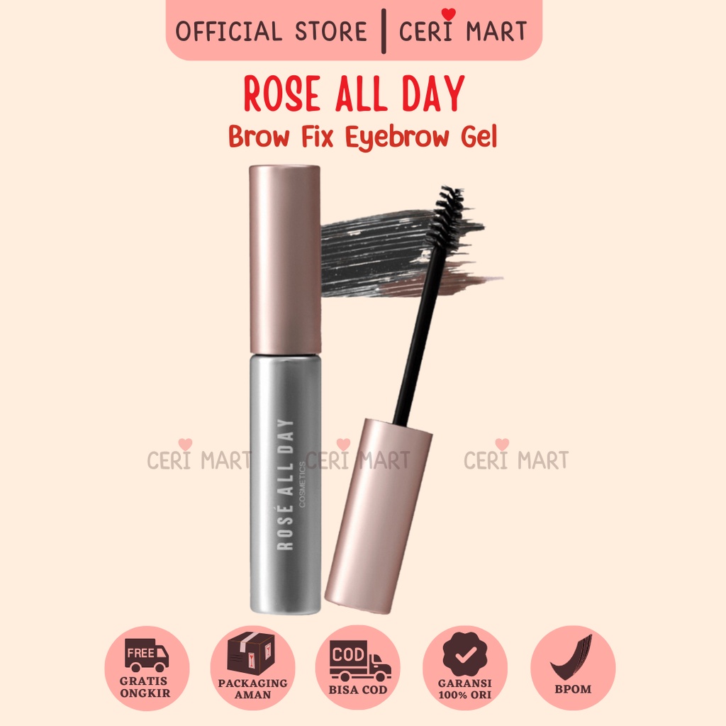 Jual [NEW] Rosé All Day Brow Fix Gel Long-lasting | Shopee Indonesia