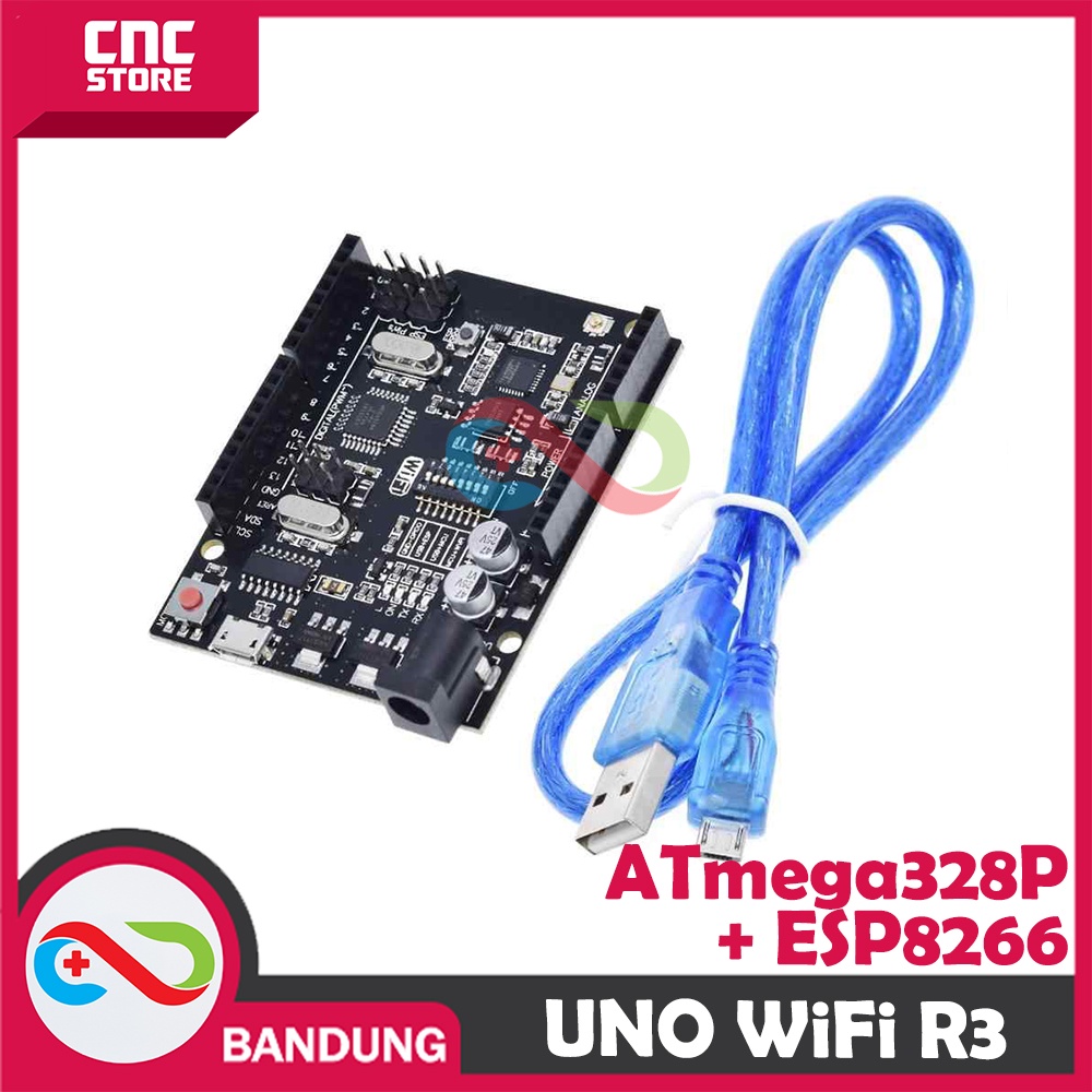 Jual ARDUINO UNO WIFI R3 ESP82660 32MB FLASH CH340G + MICRO USB | Shopee Indonesia