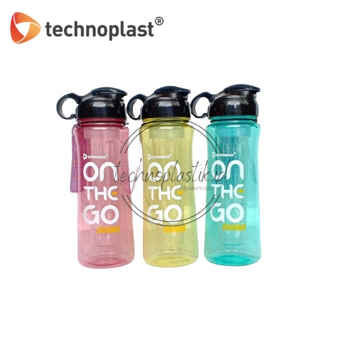 Jual TECHNOPLAST On The Go New Botol Minum Infused / Botol Air Infuse ...