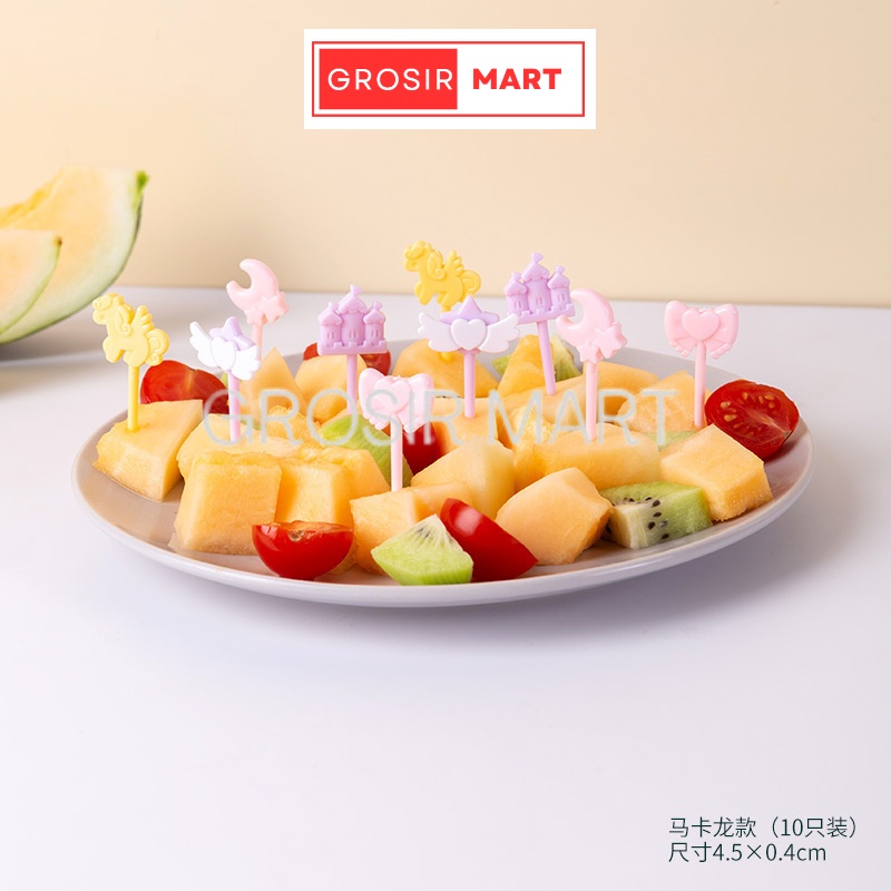 Jual GrosirMart Tusukan Bento Karakter Gemoy Garpu Bento Buah Kue ...