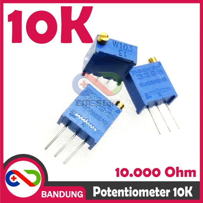Jual POTENSIOMETER 10K POTENTIOMETER POTENSIO TRIMPOT MULTITURN VR ...