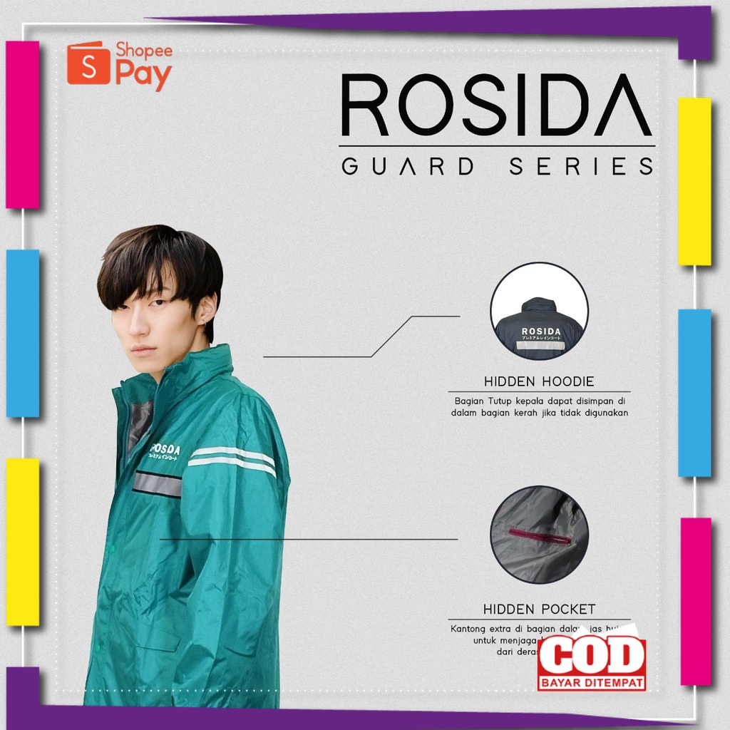 Jual PREMIUM BAHAN TEBAL // FELWINSHOP Jas Hujan Rosida Jaket Celana ...