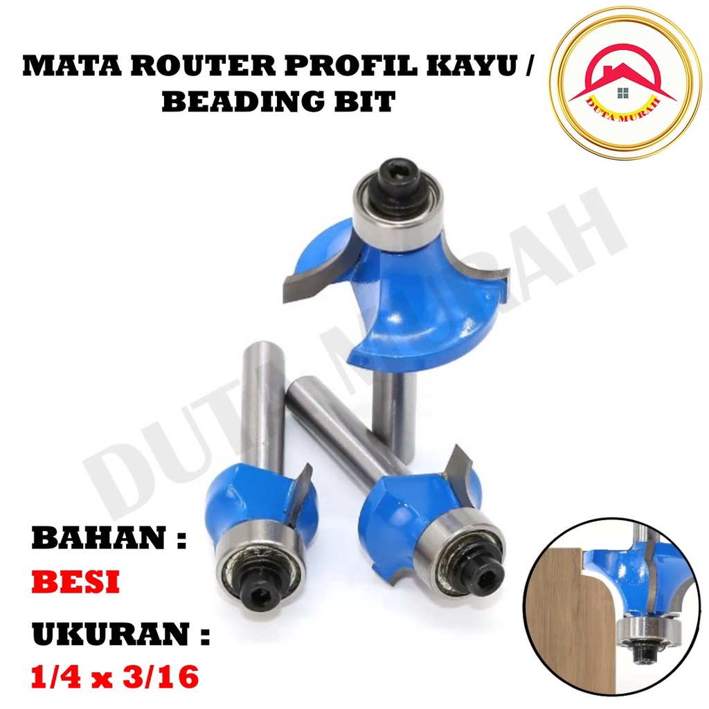 Jual Mata Router edging 2mm mata profil 1/4" x 3/16 Mata Profil Kayu ...
