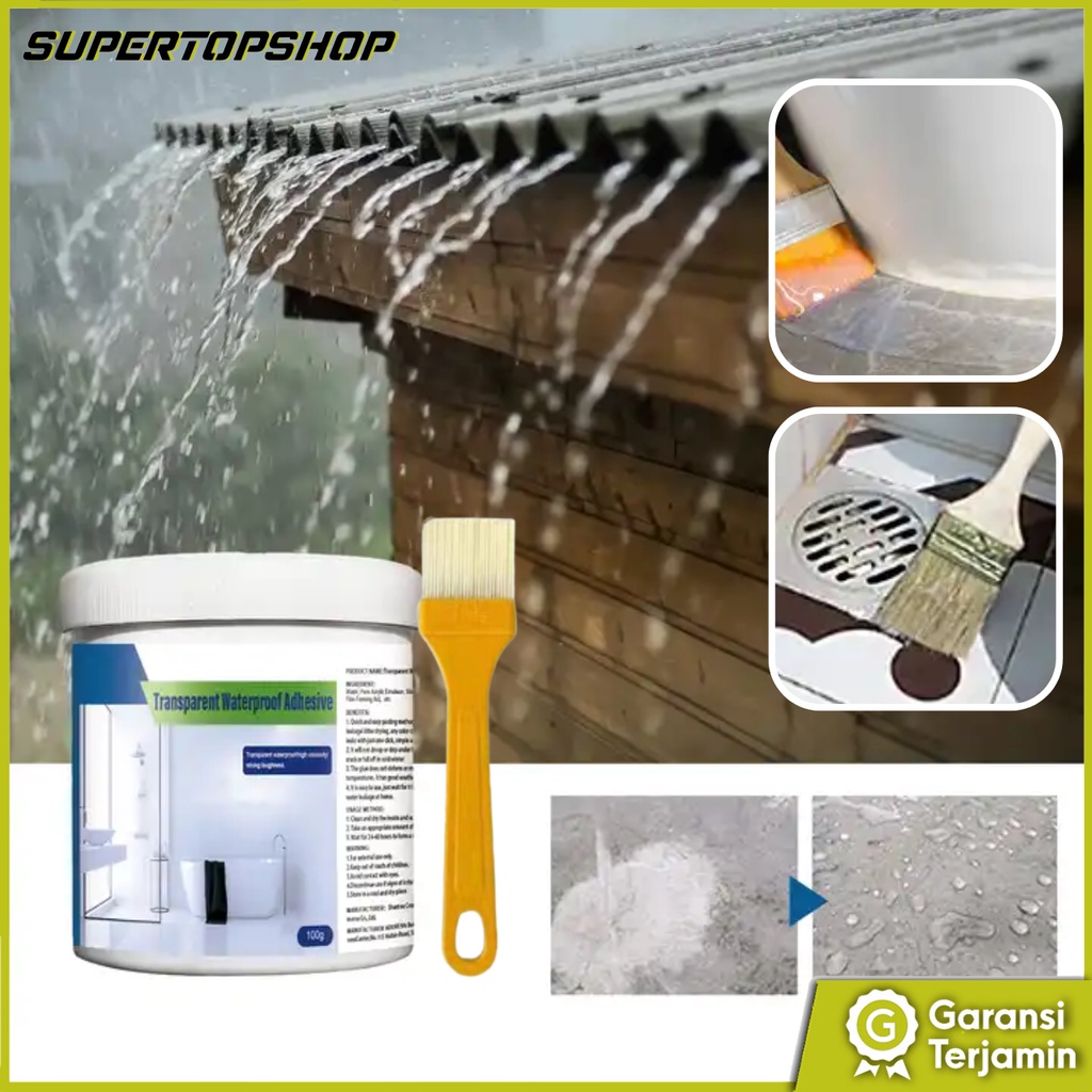 Jual Lem Transparan Waterproof Lem Cat Antibocor Multifungsi Sealant ...