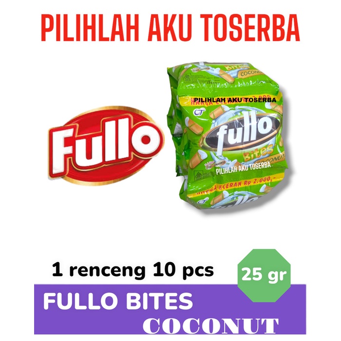 Jual FULLO BITES COCONUT Renceng - ( HARGA 1 RENCENG ) | Shopee Indonesia
