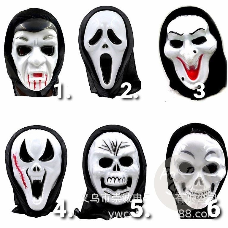 Jual TOPENG HALLOWEEN SCREAM KOSTUM HANTU SERAM HALOWEEN SCARY MASK ...