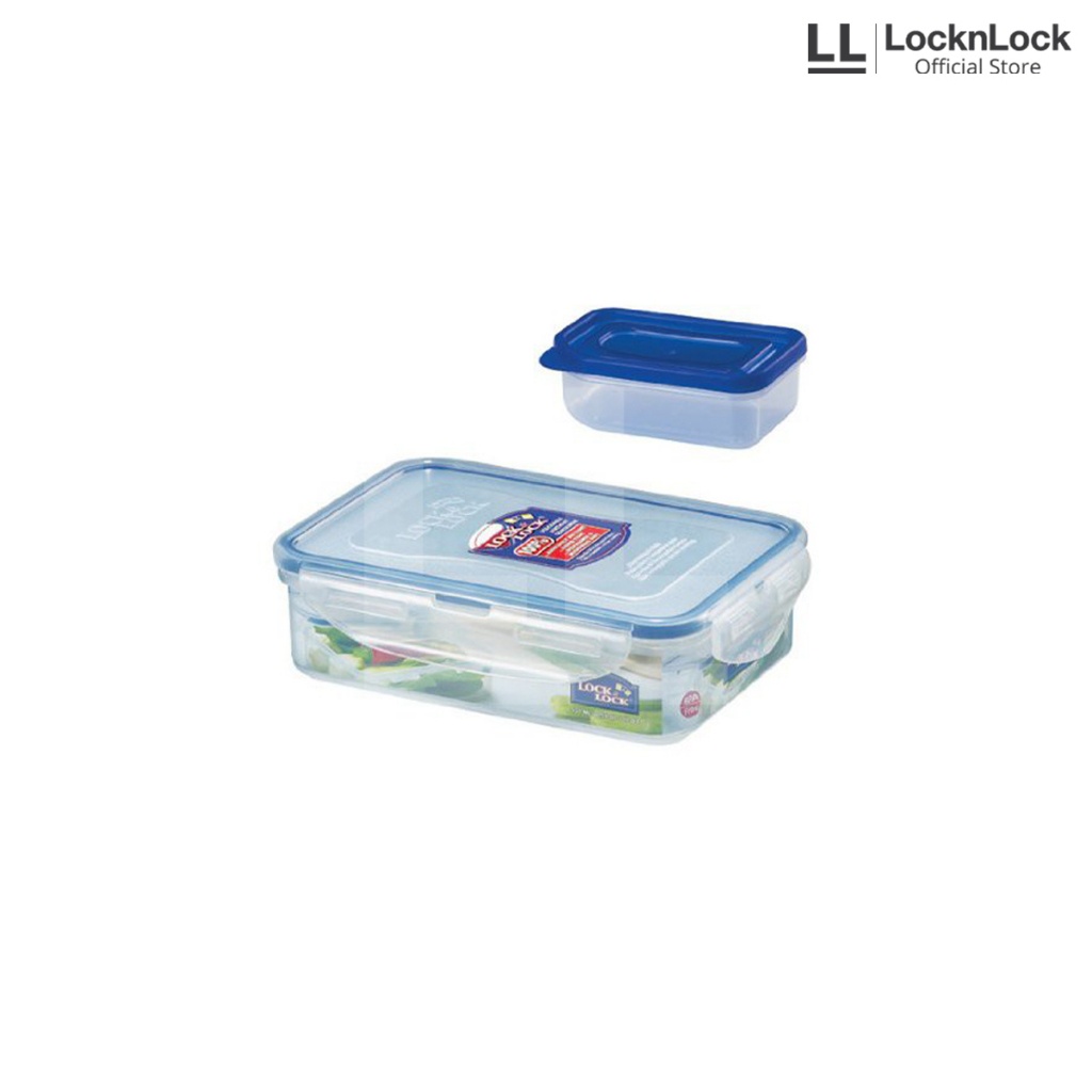 Jual LocknLock - Tempat Makan Rectangular Short 550mL | Shopee Indonesia