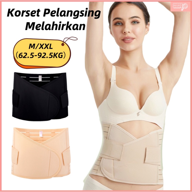 Jual Korset Melahirkan Korset Perut PostPartum Postpartum Adjustable Corset Ibu Stomach Korset ...