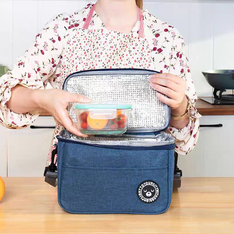 Jual TAS BEKAL MAKAN KAPASITAS BESAR / LUNCH BAG ALUMUNIUM FOIL / TAS ...