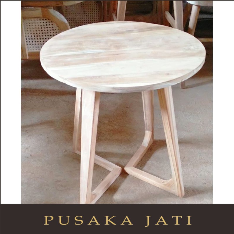 Jual meja retro/ meja minimalis/ meja cafe/ meja bulat/ meja kekinian ...