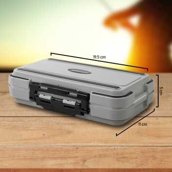 Jual TaffSPORT Box Kotak Perkakas Kail Umpang Pancing Waterproof Case - Gray, L | Shopee Indonesia