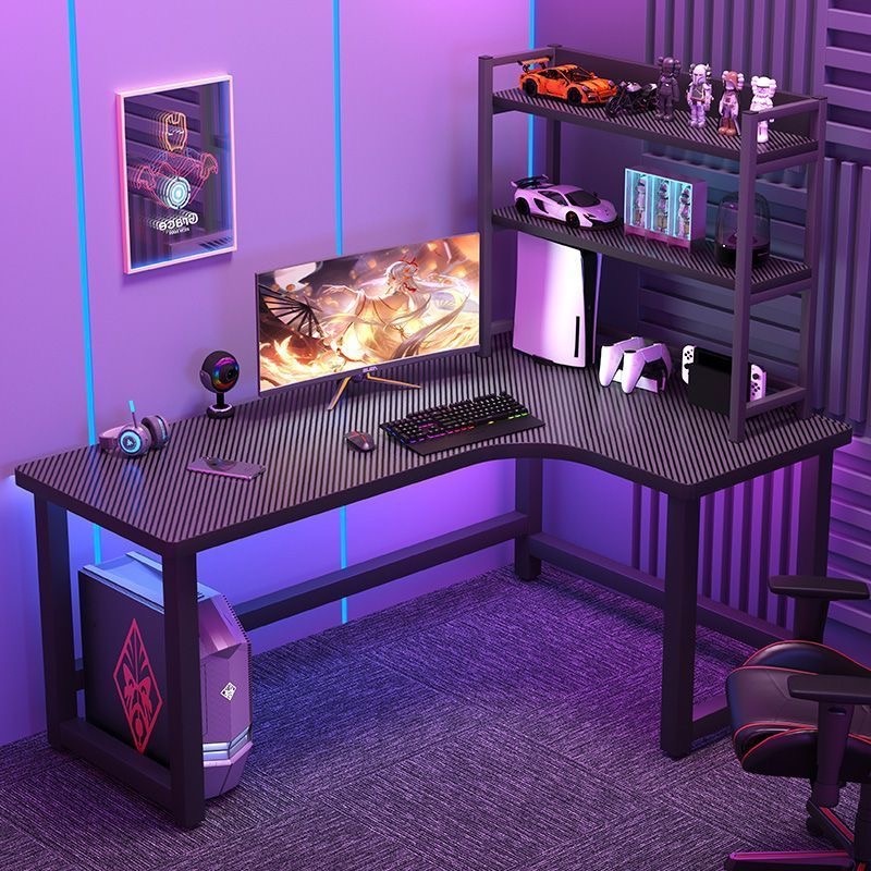 Jual Khamaja Meja L -Meja Komputer - Meja Gaming- Meja kerja - L shaped ...