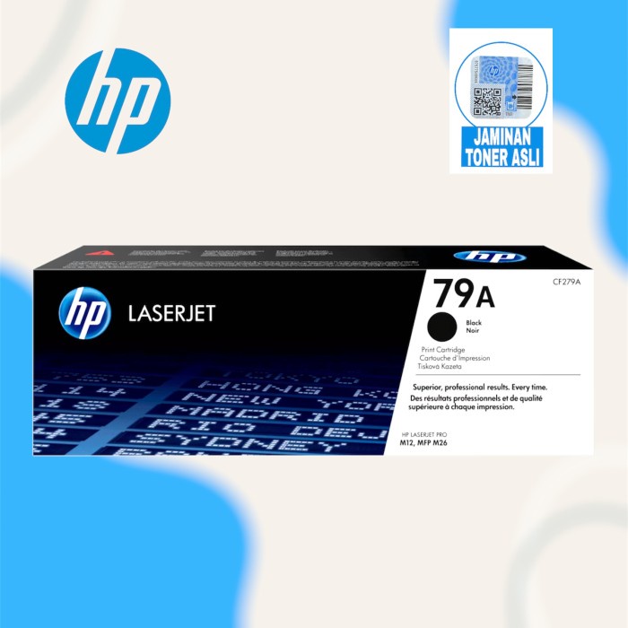 Jual HP 79A Black LaserJet Toner Cartridge ( CF279A) | Shopee Indonesia