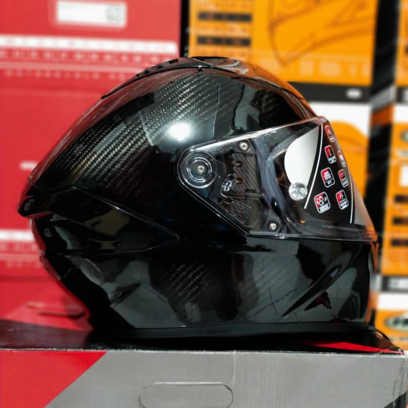 Jual NX RACE CARBON ASLI ORI HELM FULL FACE KYT NX RACE CARBON ORI ...
