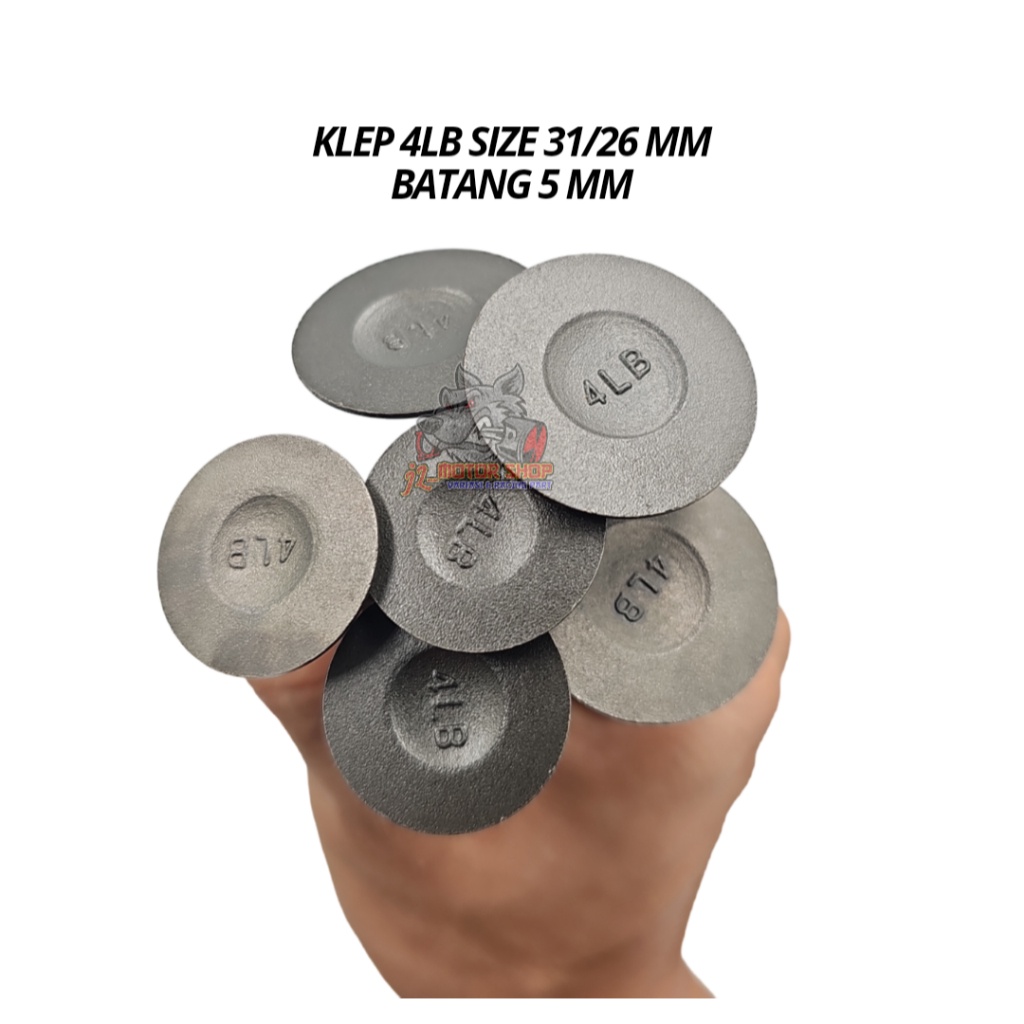 Jual Klep 4LB 28 24 24/28 Batang 5 MM 4LA - Valve Payung Klep 4LB 24 28 ...