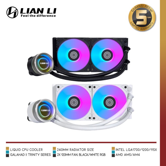 Jual LIAN LI Galahad II Trinity 240 | High Performance RGB Fan | Shopee ...
