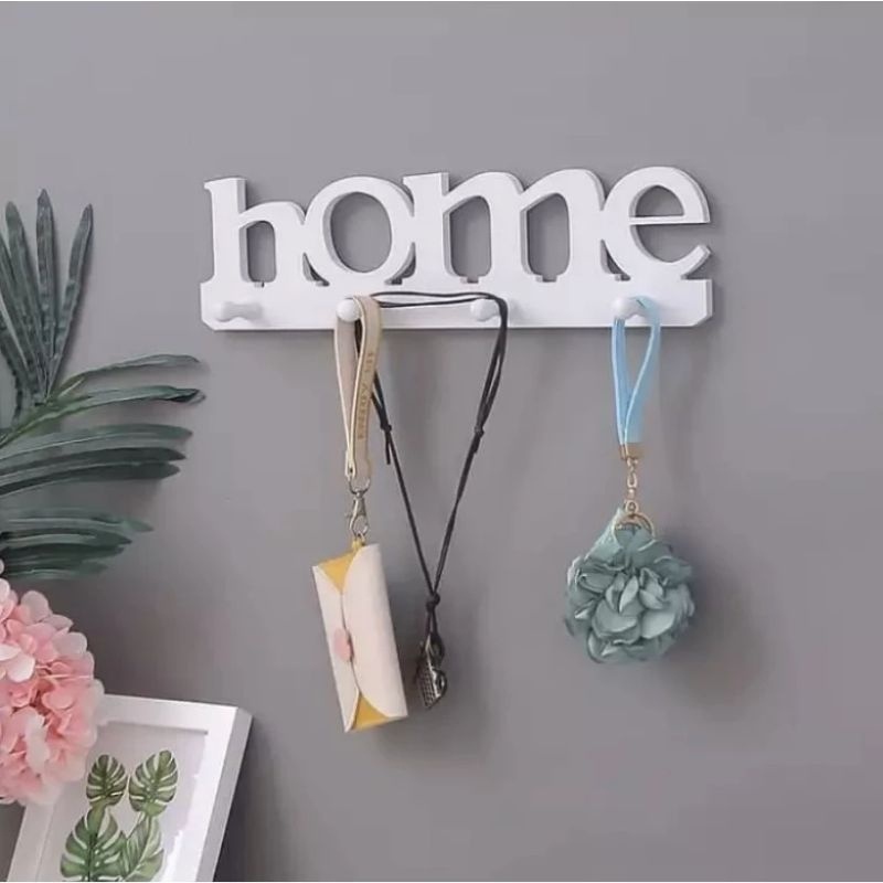 Jual Rak Gantungan Dinding Motif Home | Rak Gantungan Dinding Tempel ...
