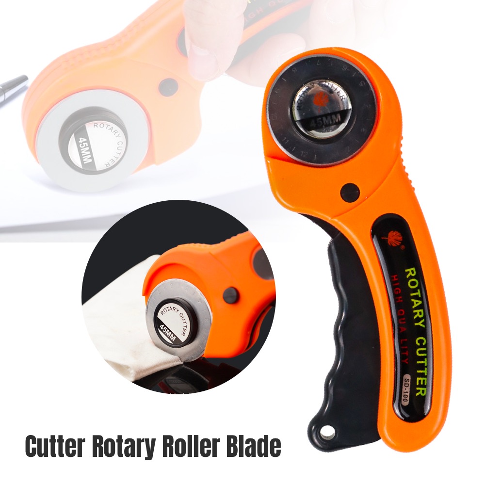 Jual Alat Potong Bahan Kain Rotary Cutter 45mm Rotary Cutter Roller ...