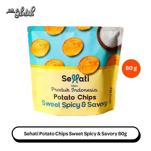 Jual Sehati Snacks Keripik Kentang Potato Chips Sweet Spicy & Savory ...