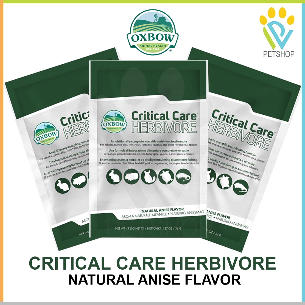 Jual OXBOW Critical Care 36gr Forcefeed Pengganti Makanan | Shopee ...