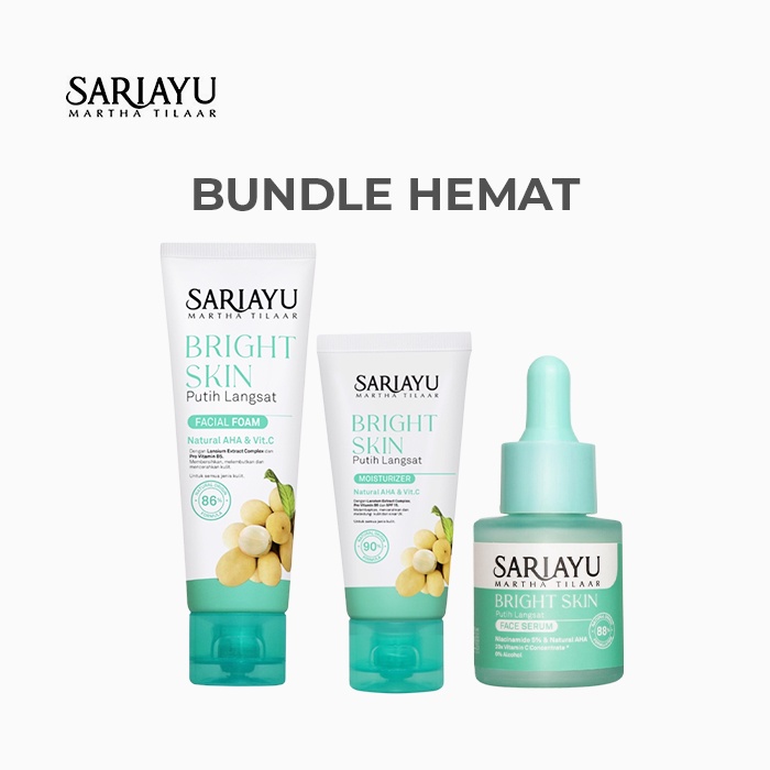 Jual [BUNDLE] Sariayu Bright Skin Putih Langsat Basic Face Care | Shopee Indonesia
