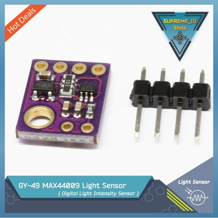 Jual GY-49 MAX44009 Digital Light Intensity Sensor Module | Shopee ...