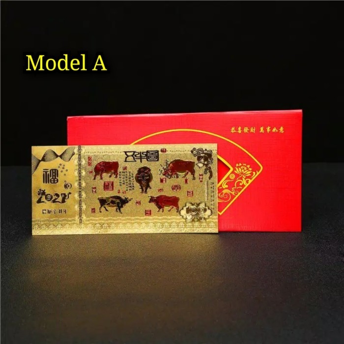 Jual Angpao Emas Shio Sapi Tahun 2021 Amplop Imlek CNY - Lihat Video ...