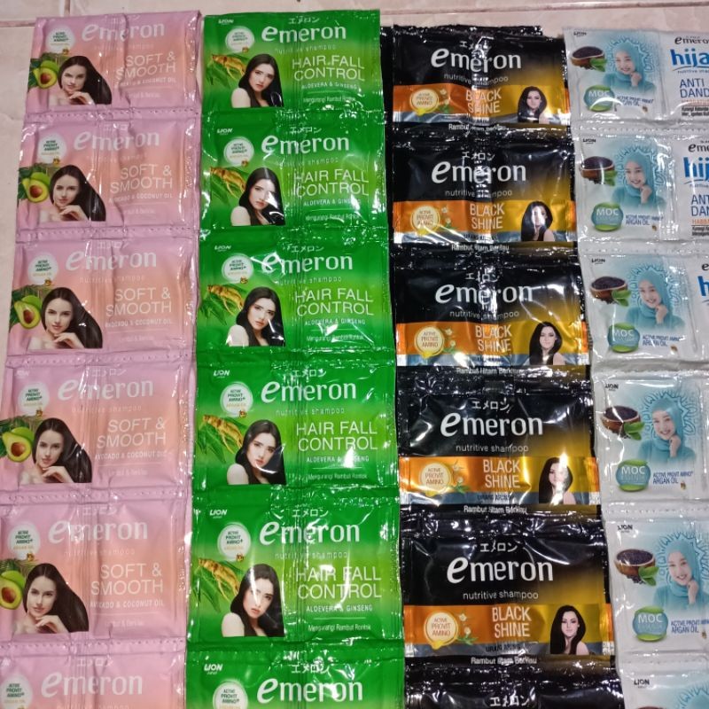 Jual SAMPO EMERON SASHET (1 RENCENG 12 PCS) | Shopee Indonesia