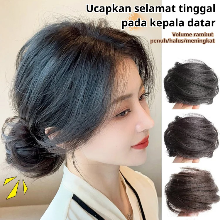 Jual COD/Pengiriman 24 Jam Wig Cepol/Jepit Hair Bun Aksesoris Rambut ...