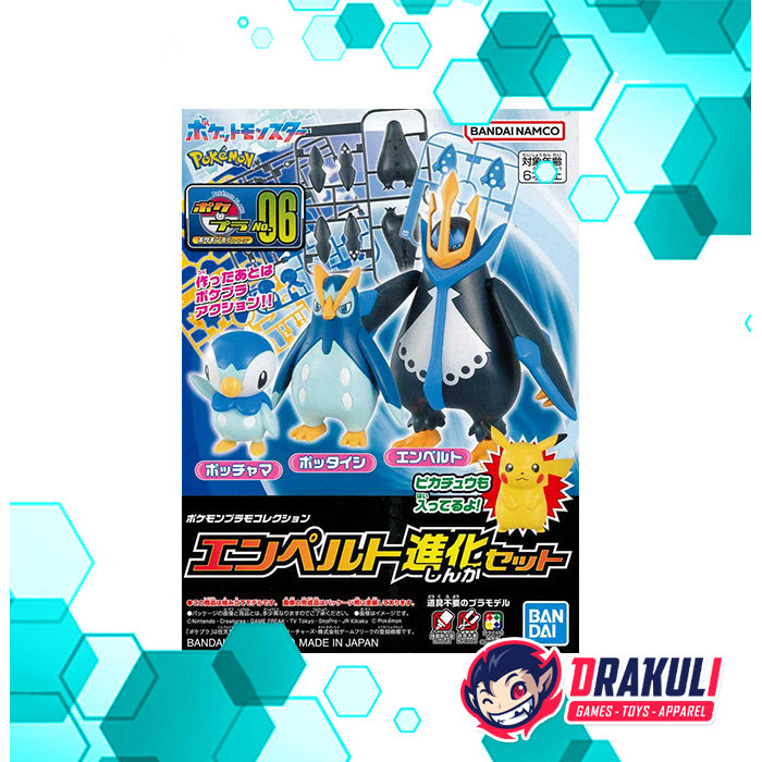 Jual Drakuli HQ BANDA Plamo Pokemon Empoleon / Emperte Evolution Set ...