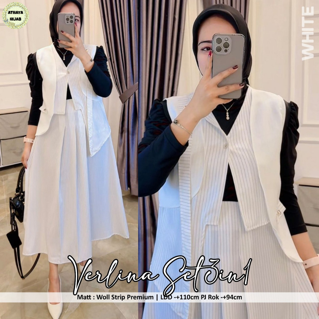 Jual 0802 VERLINA SET 3IN1 by ATHAYA // ONESTUFF | Shopee Indonesia