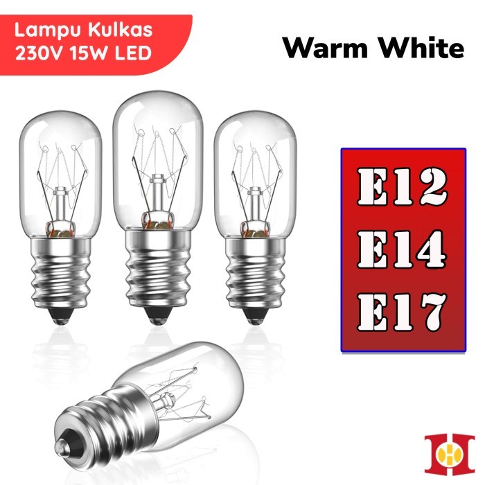 Jual Lampu LED Kulkas DOP Bohlam Bolam Showcase Oven Altar Sembahyang Candle Cabe Drat E12 E14 ...