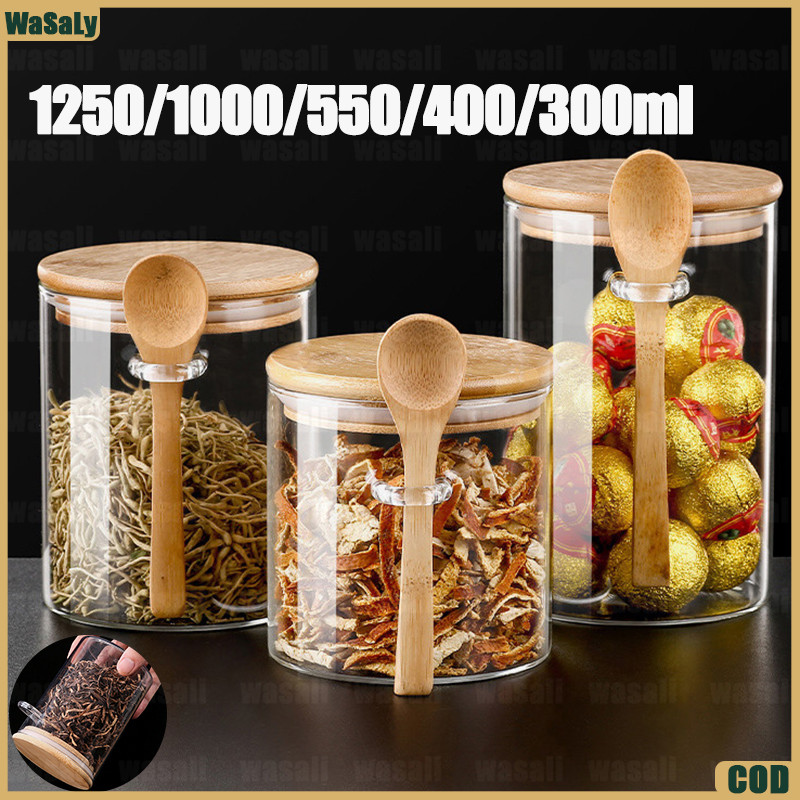 Jual Glass Storage Jar Toples Kaca Penyimpanan dengan Stoples ...