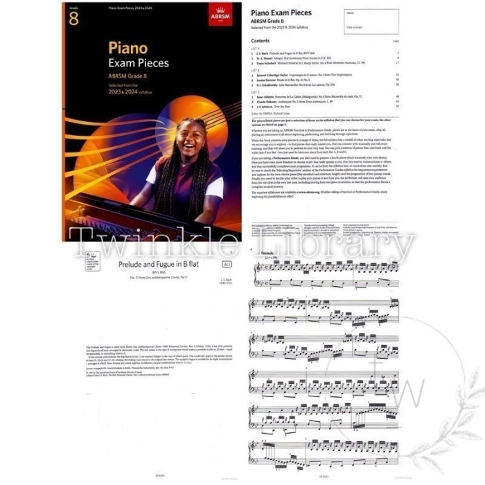 Jual BUKU FISIK [2023 & 2024] ABRSM Piano Exam Pieces 2023 & 2024 syllabus - Grade In 1 2 3 4 5 ...