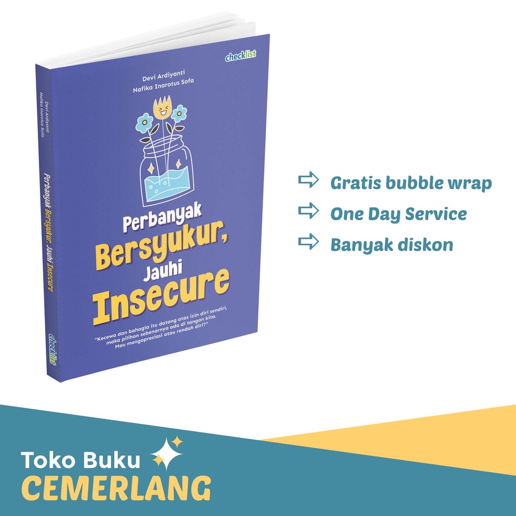 Jual Buku Self Improvement "Perbanyak Bersyukur, Jauhi Insecure ...