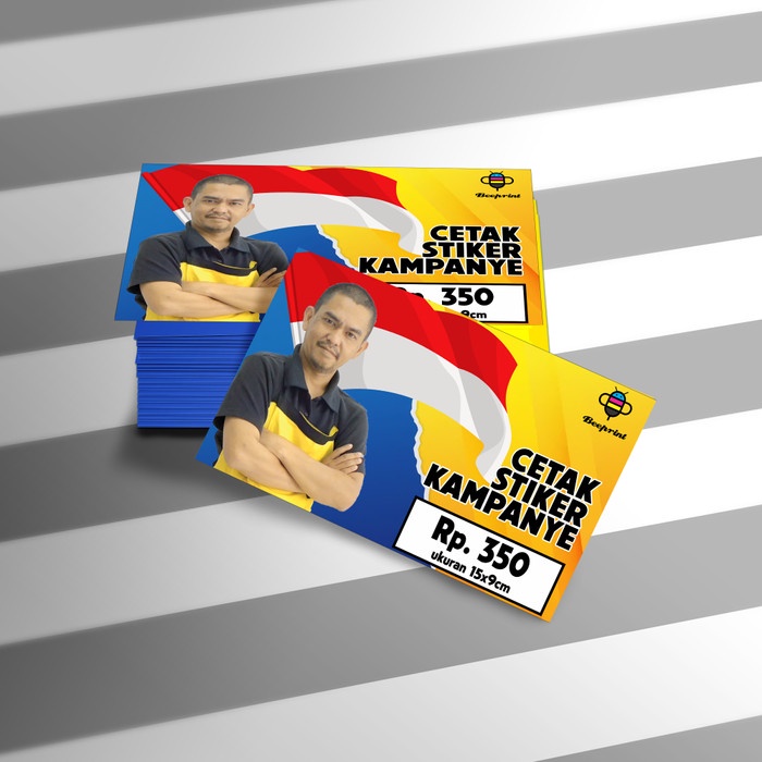 Jual STIKER KAMPANYE CALEG 15X9CM | Shopee Indonesia