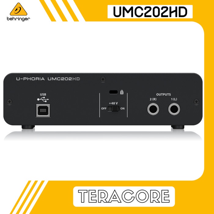 Jual Behringer UMC202HD UMC 202HD UMC-202 USB Audio Interface ...