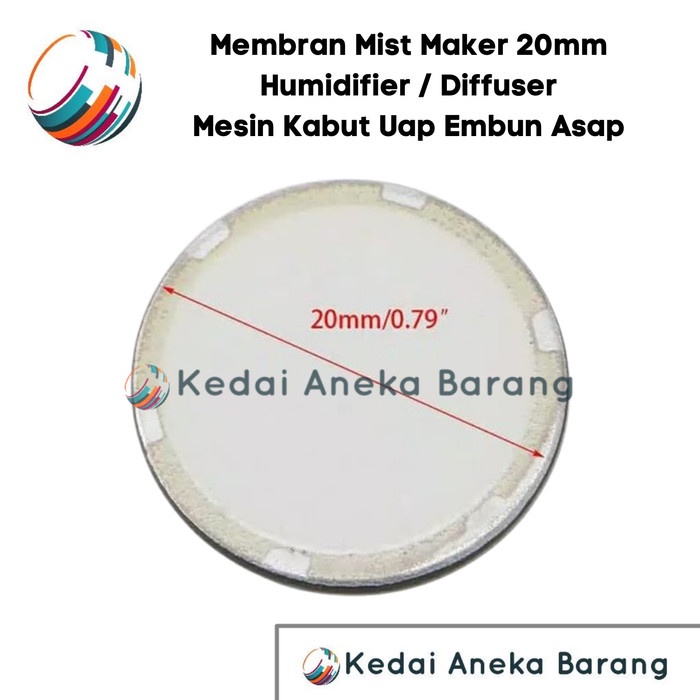 Jual Membran Mata Mist Maker 20mm Ceramic Keramik Disk Disc Mesin Kabut ...