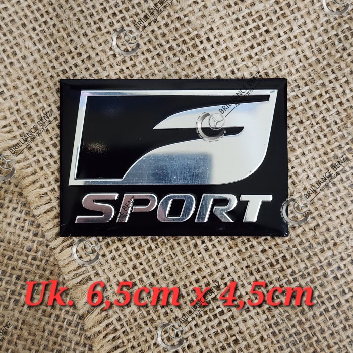 Jual EMBLEM 3D ALUMUNIUM F SPORT LEXUS STICKER PLAT MOBIL LEXUS F-SPORT ...