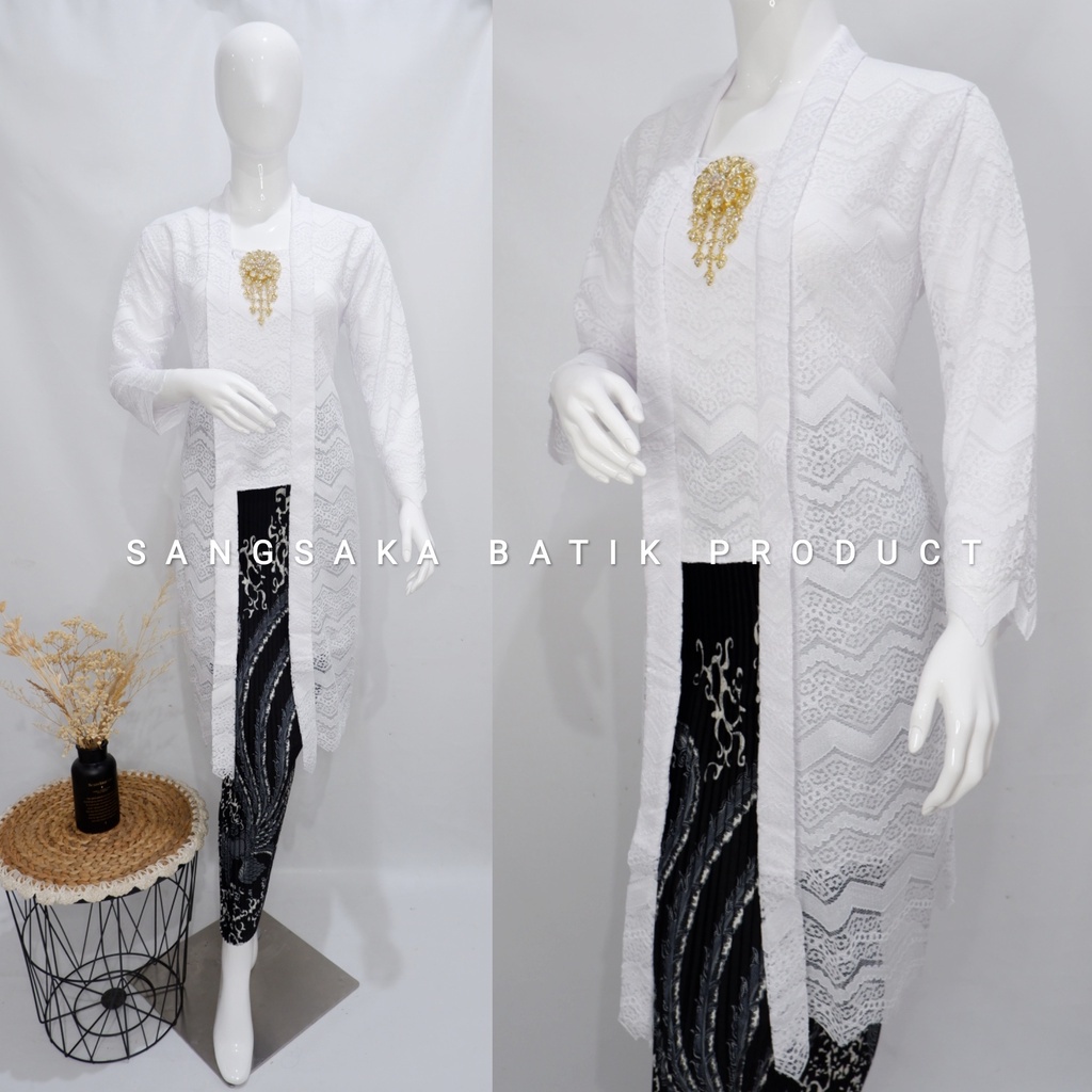 Jual Kebaya Kutu Baru / Kebaya Tunik / Tunik Brokat / Kebaya Modern / Kebaya tile / Kebaya ...