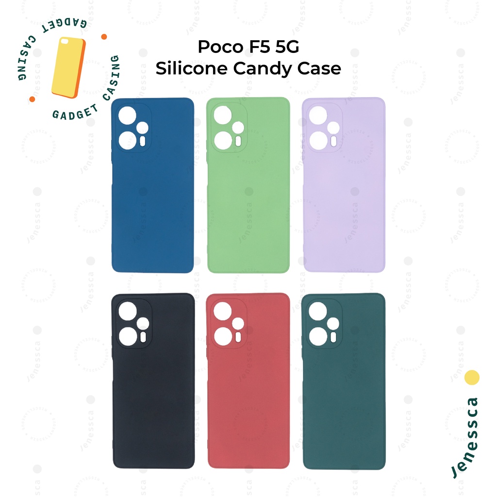 Jual Silicone Case Poco F5 5G Casing Silikon Soft Case Candy SUPER ...