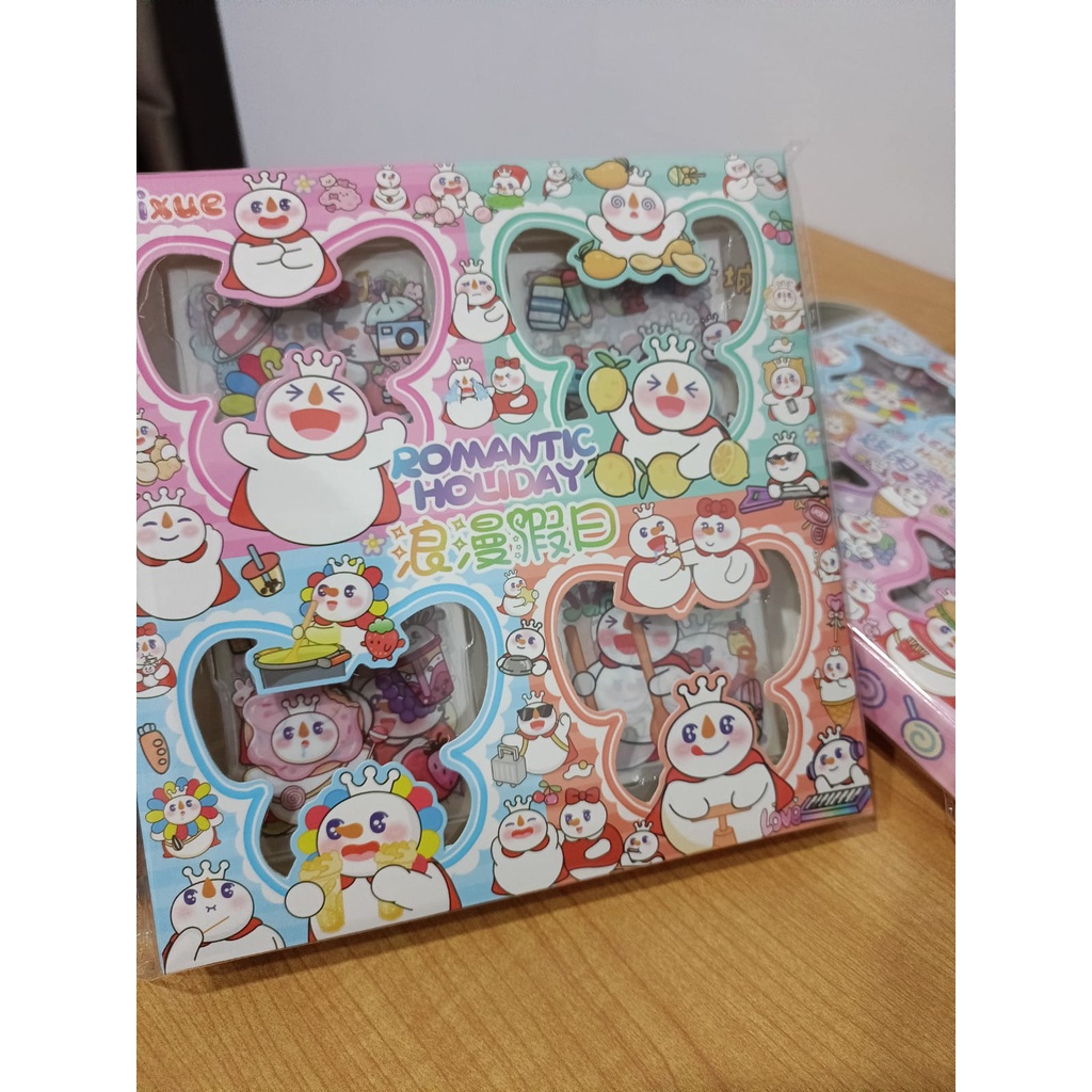 Jual ASS STICKER MIXUE VIRAL RAINBOW ISI 100PCS PER BOX WATERPROOF ...