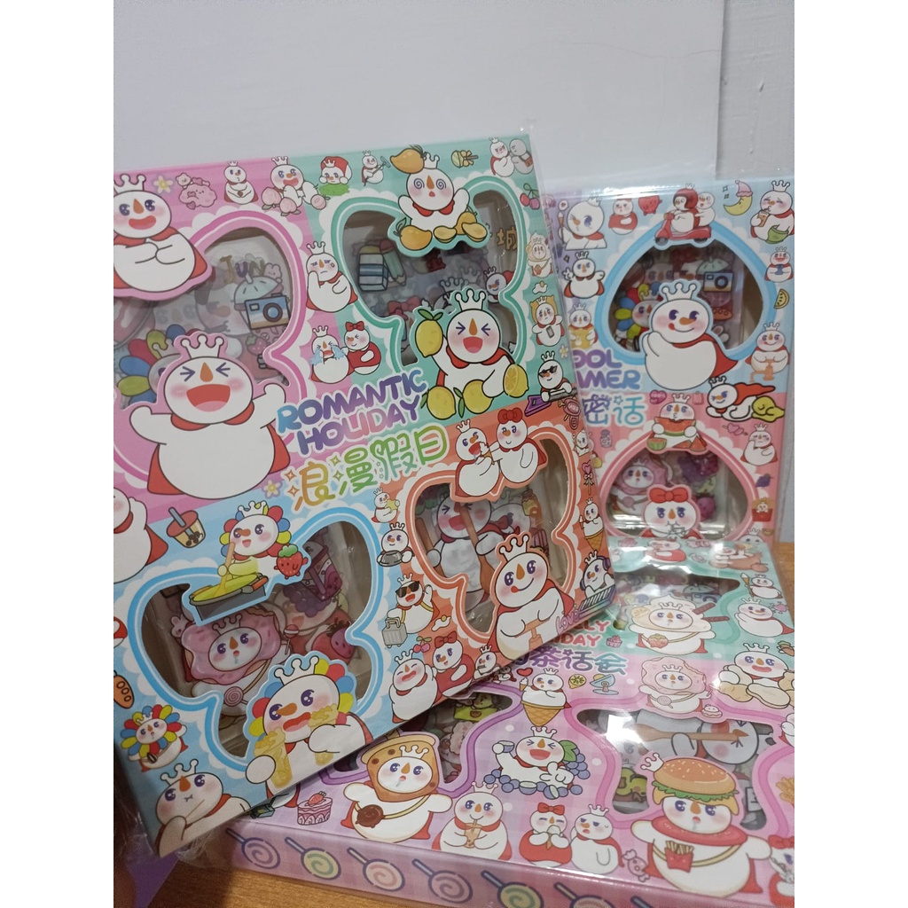 Jual GG STICKER MIXUE VIRAL RAINBOW ISI 100PCS PER BOX WATERPROOF ...