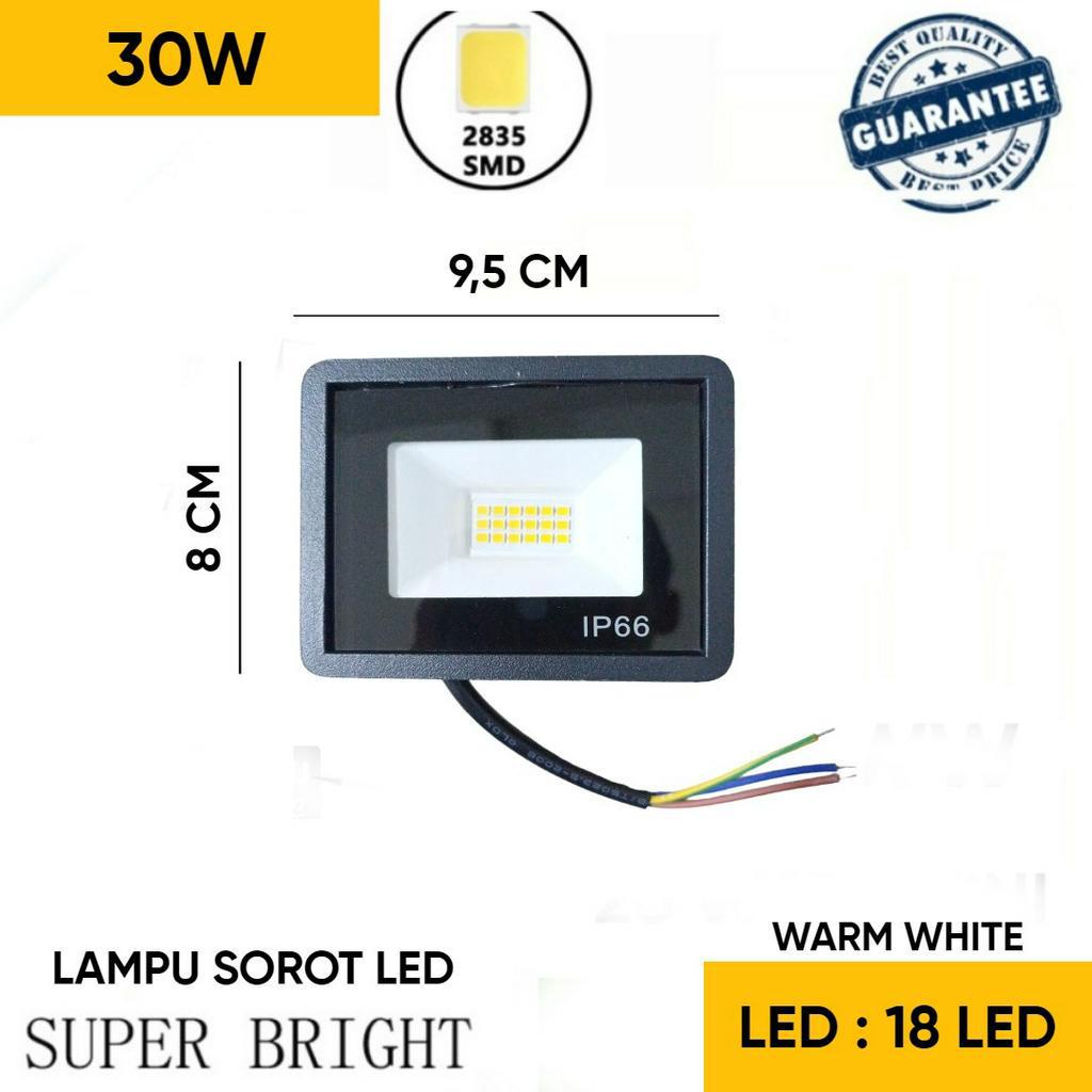 Jual LAMPU SOROT LED 30WATT MURAH / LAMPU LED OUTDOOR SUPER TERANG | Shopee Indonesia